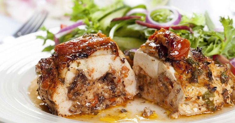 Vegetables Stuffed Chicken