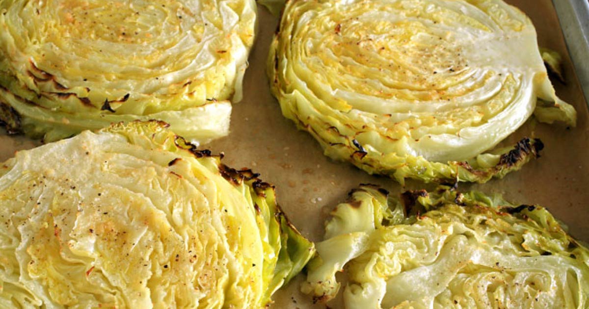 Baked Cabbage Steaks Recipe