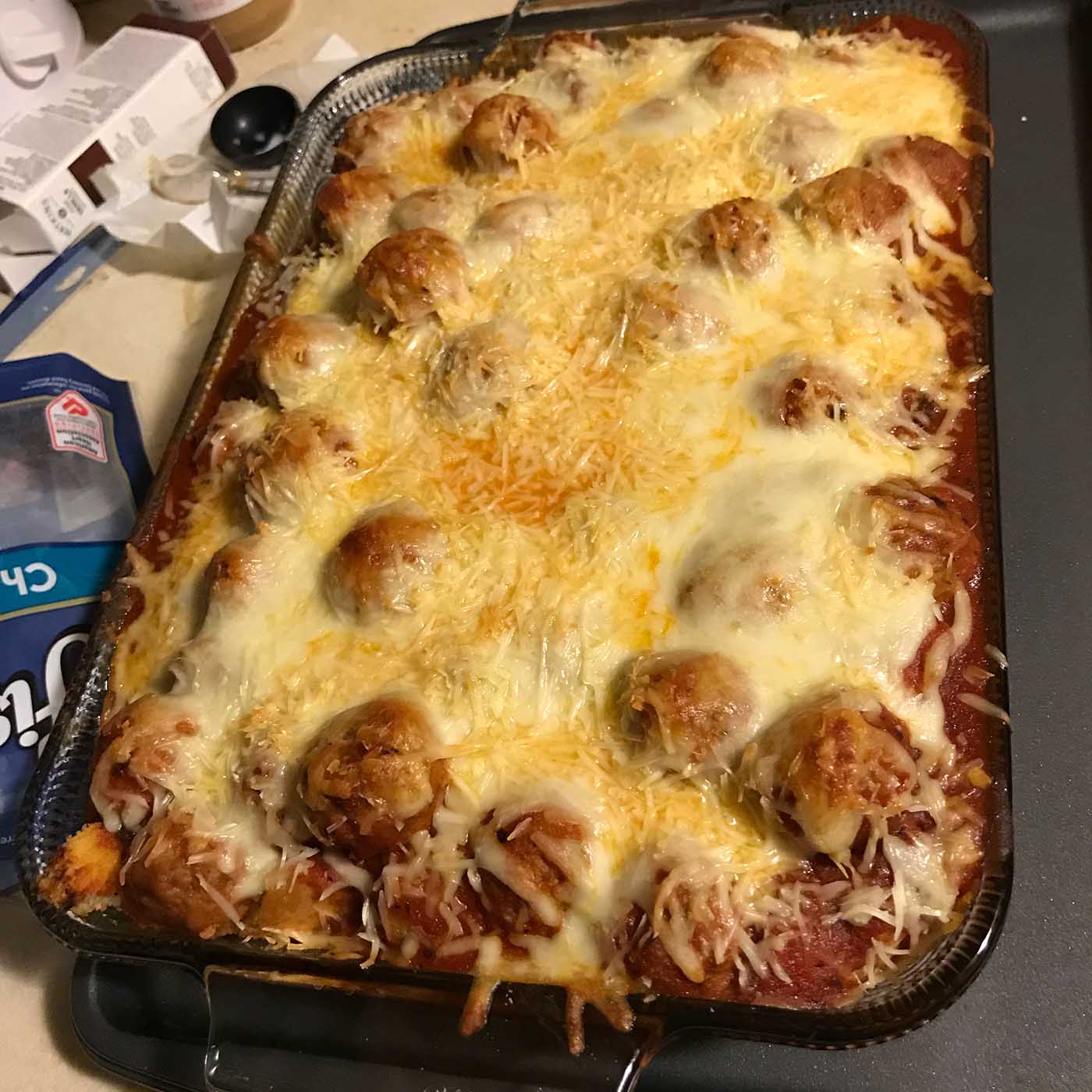 Meatball Sub Casserole