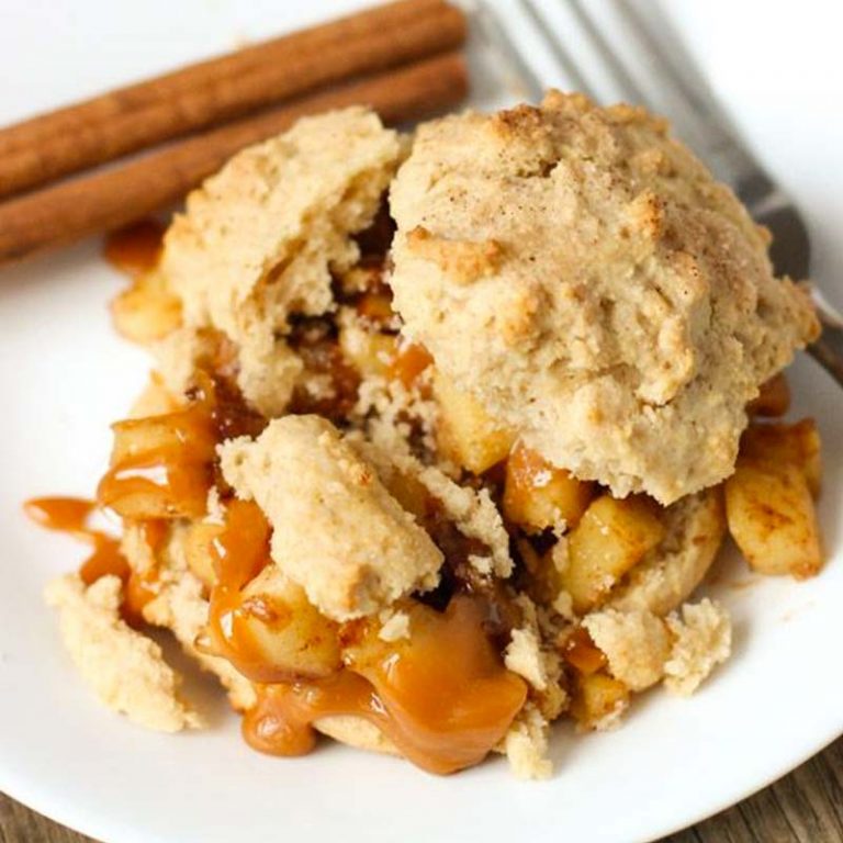 Caramel Apple Shortcakes