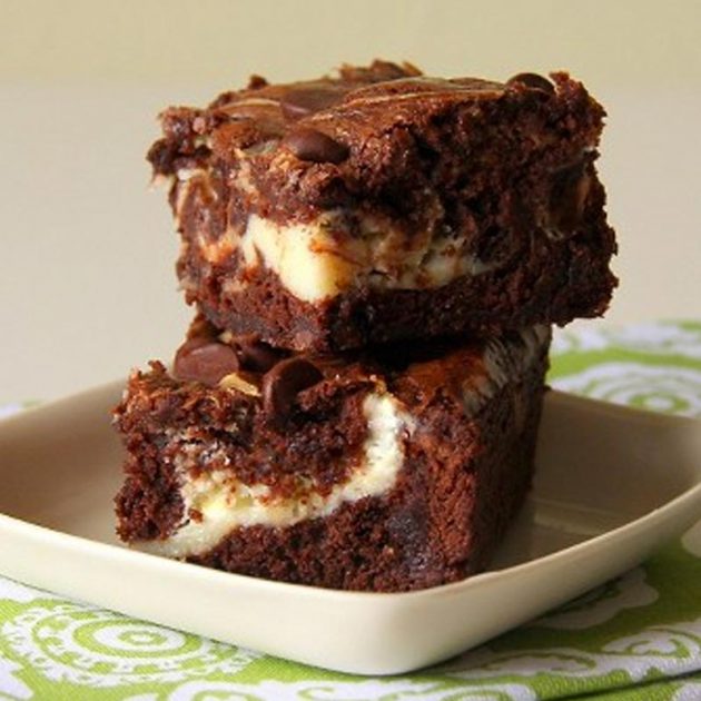 Easy Cream Cheese Swirl Brownies
