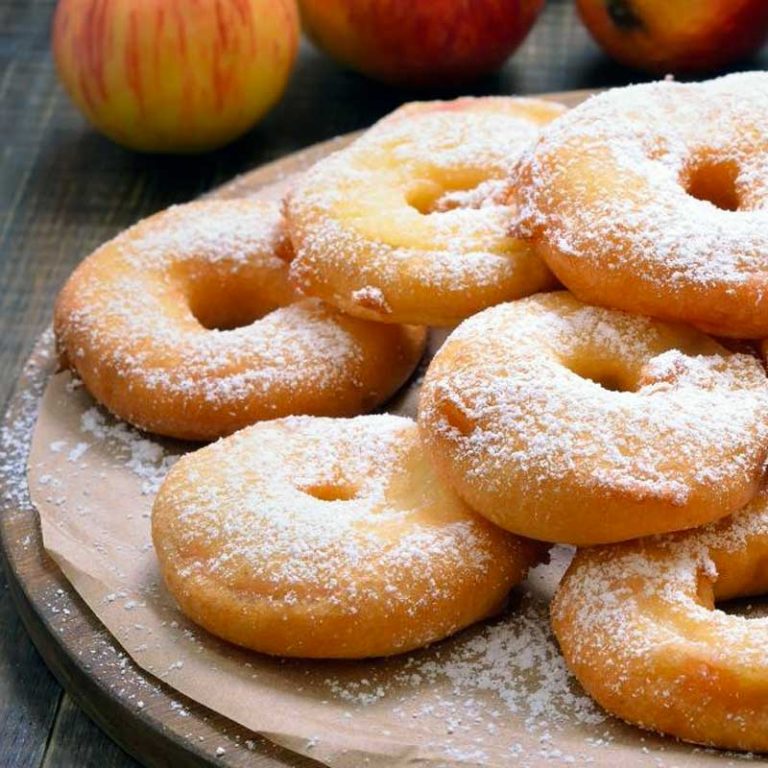 Fried Cinnamon Apple Rings