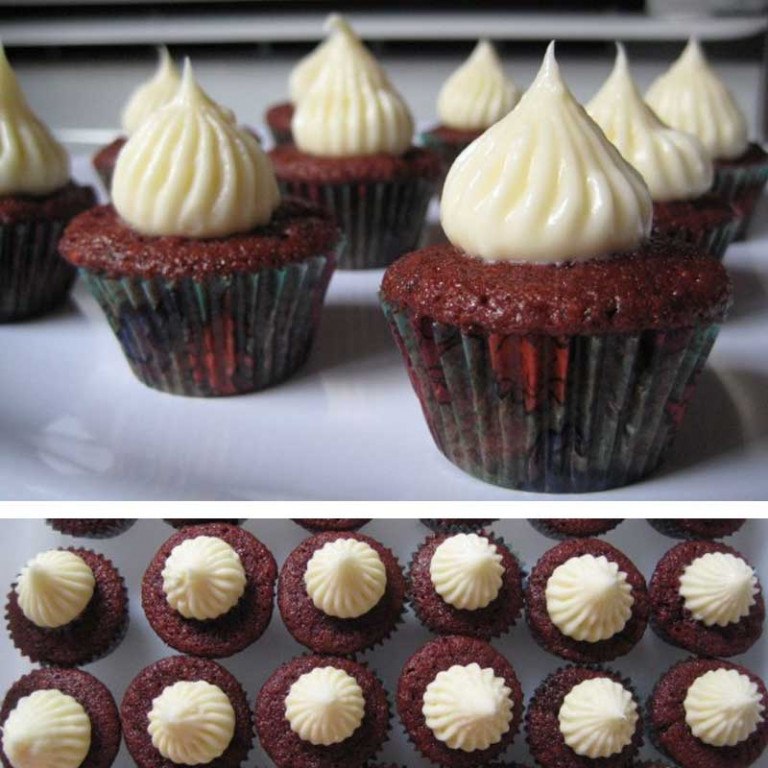 Mini Red Velvet Cupcakes