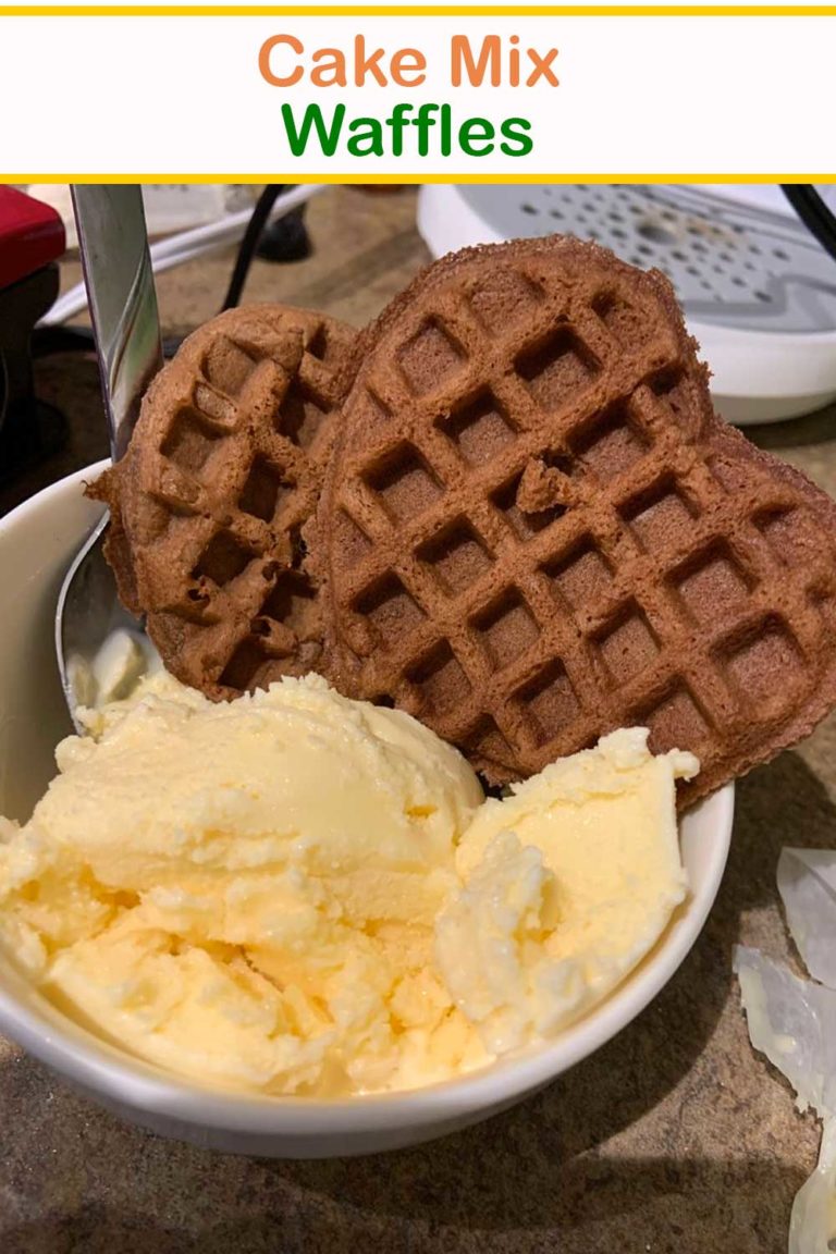 Cake Mix Waffles