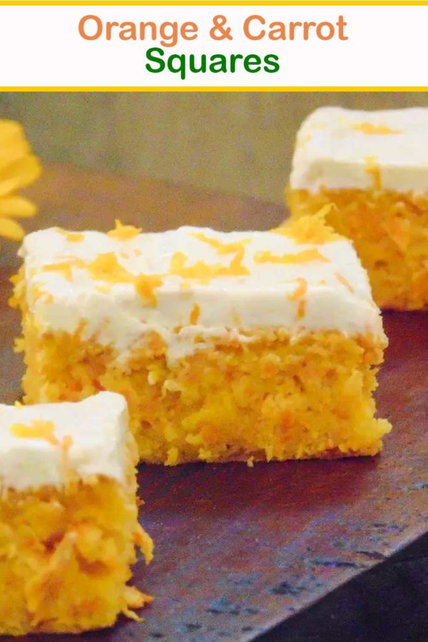 Orange & Carrot Squares