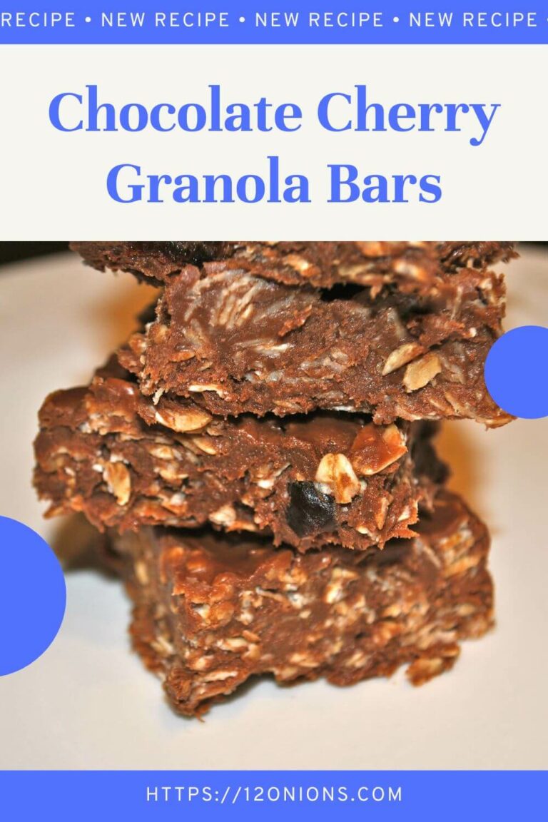 Chocolate Cherry Granola Bars