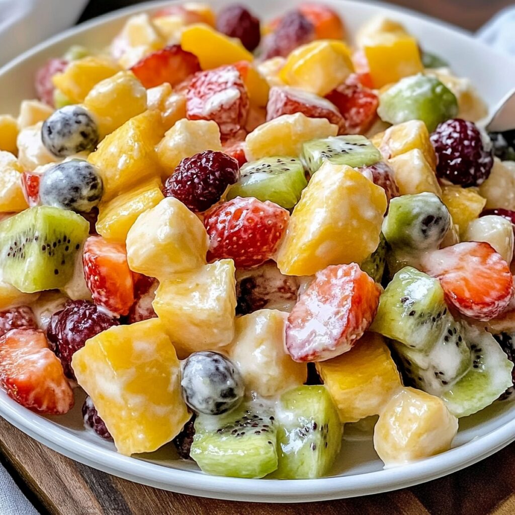 Creamy Fresh Fruit Salad