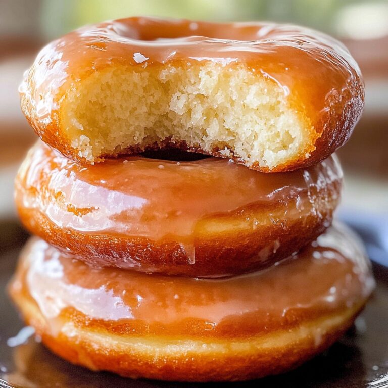 Homemade Glazed Doughnuts