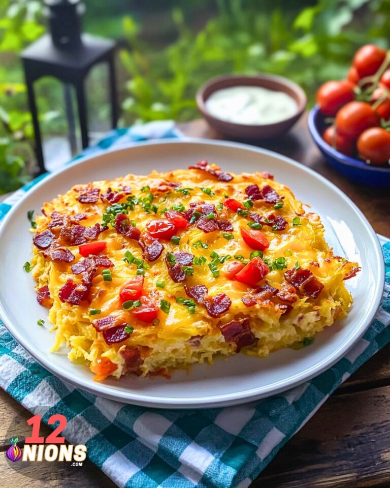 Loaded Hash Brown Breakfast Casserole