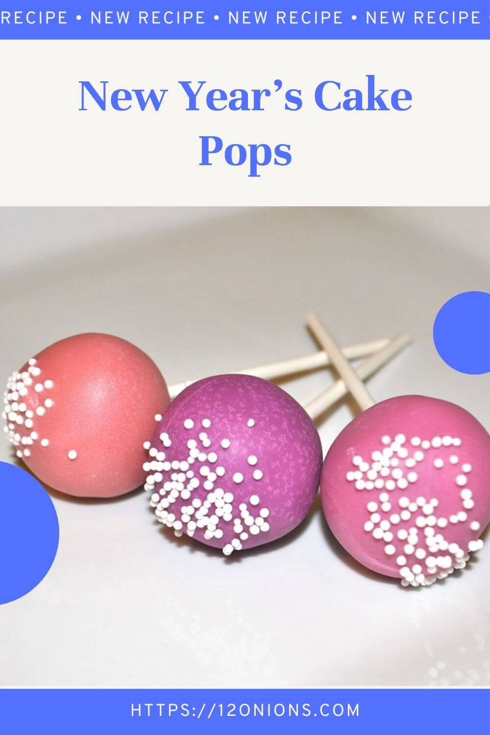 New Year’s Cake Pops