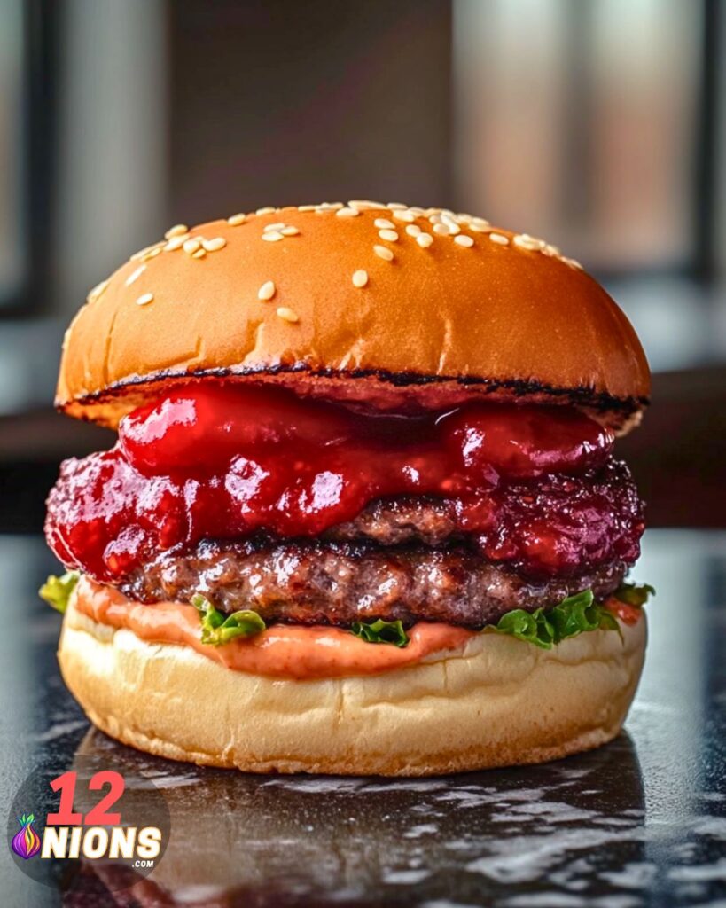 Raspberry Chipotle Burger