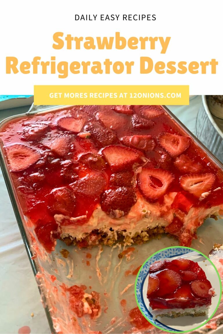 Strawberry Refrigerator Dessert
